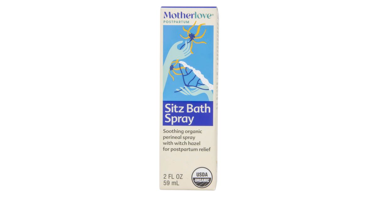 MOTHERLOVE Sitz Bath Spray, Organic - Azure Standard