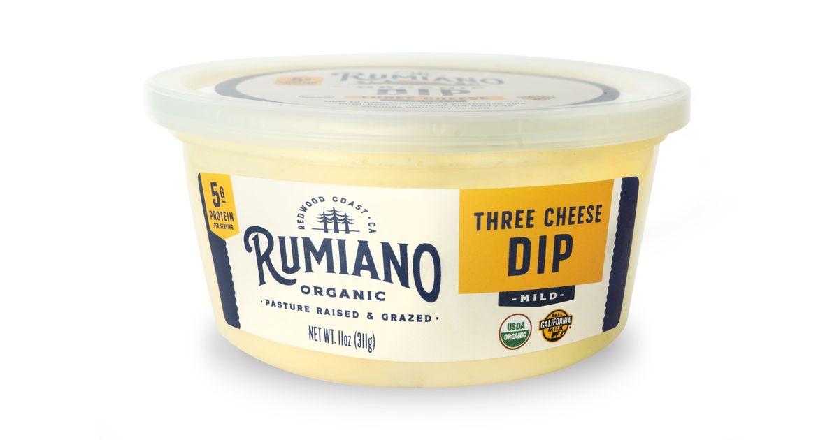 Rumiano Organic Three Cheese Dip, Organic - Azure Standard