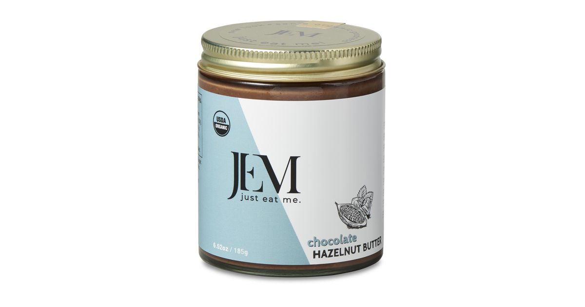 Jem Specialty Nut Butter Chocolate Hazelnut Spread, Organic - Azure ...