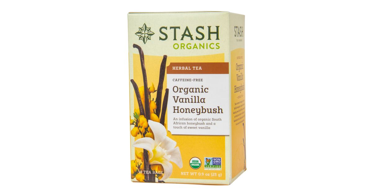 @@Stash Tea Vanilla Honeybush Tea, Organic - Azure Standard
