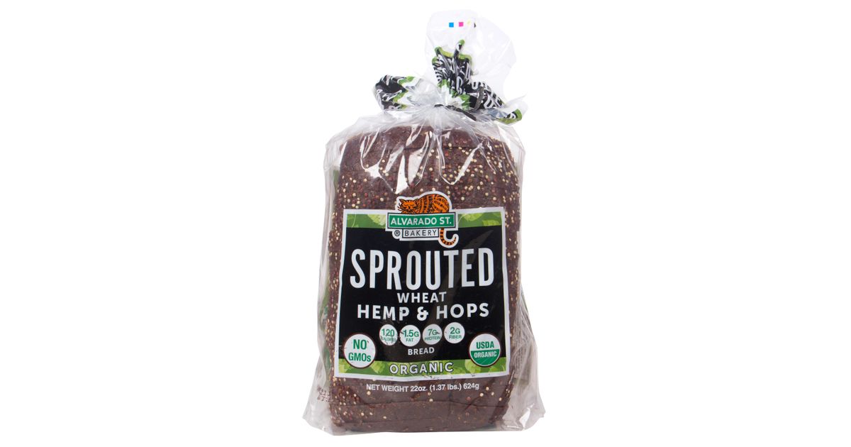 Alvarado Street Bakery Sprouted Wheat Hemp and Hops Bread, Organic ...