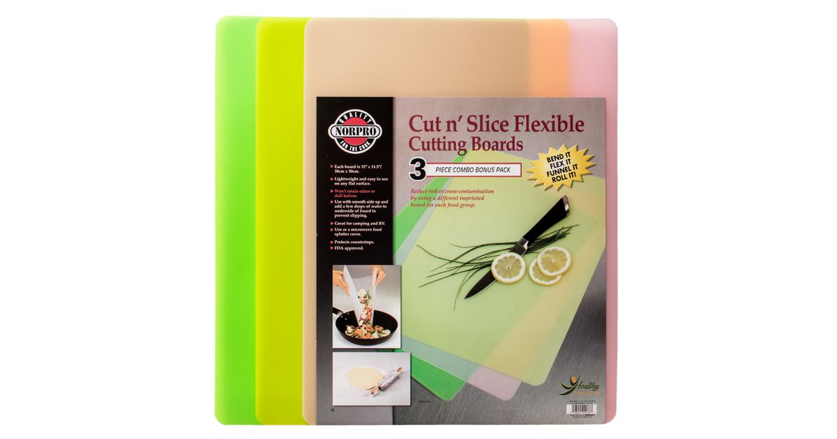 Norpro Cut N' Slice Flexible Mats (3 Mats) - Azure Standard