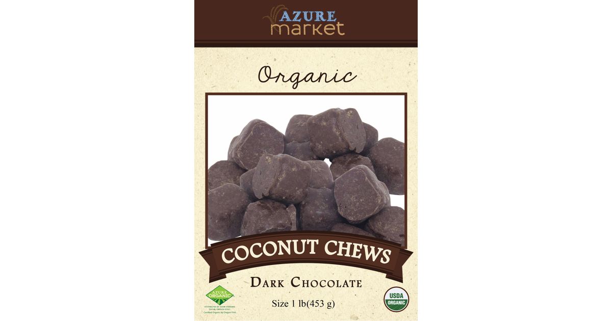 SunRidge Farms Coconut Chews, Dark Chocolate, Organic - Azure Standard