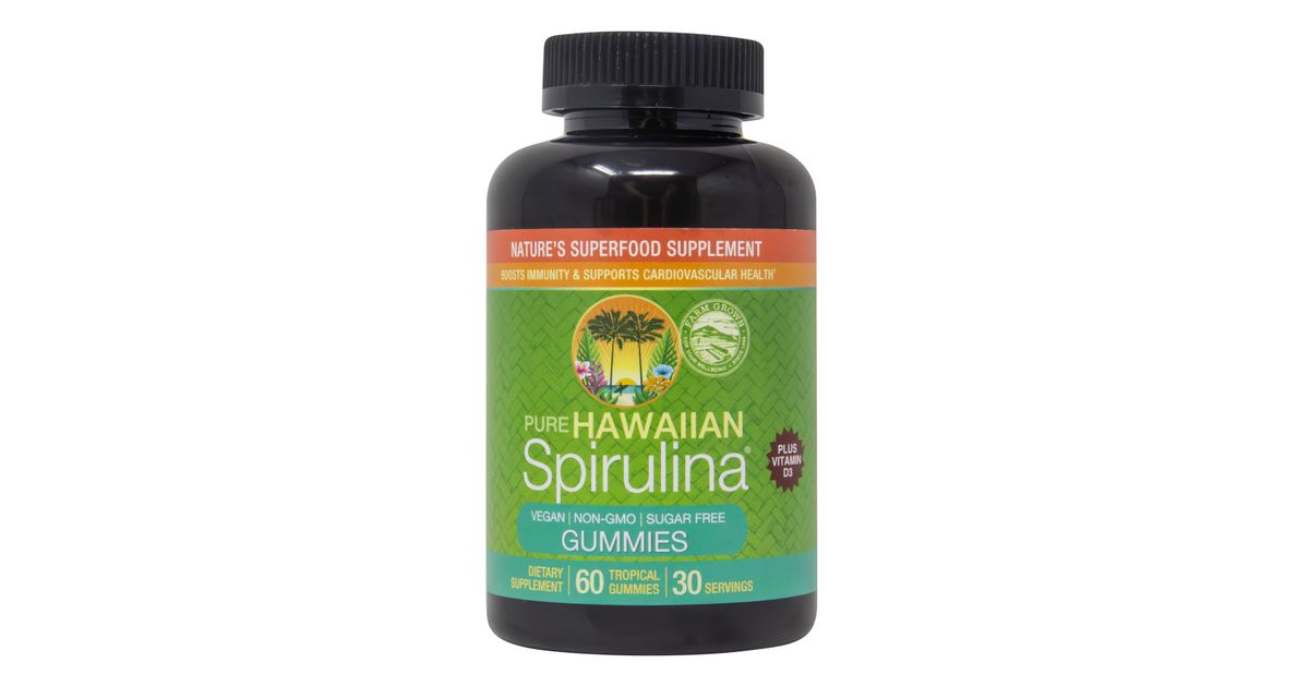 Nutrex Hawaii / MD Formulas Pure Hawaiian, Spirulina + Vitamin D3 ...