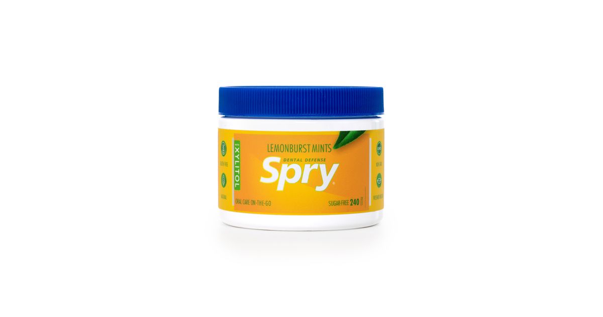 Spry Xylitol Mints, Lemon Burst - Azure Standard