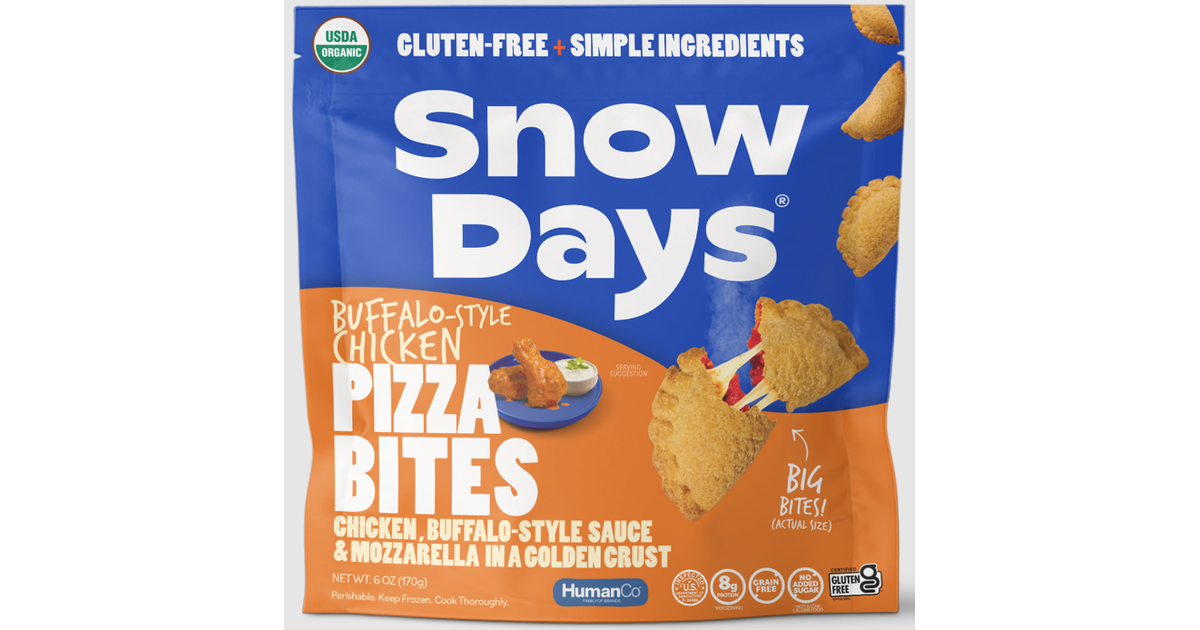 Snow Days Pizza Bites, Buffalo Chicken, Grain Free, Frozen, Organic ...
