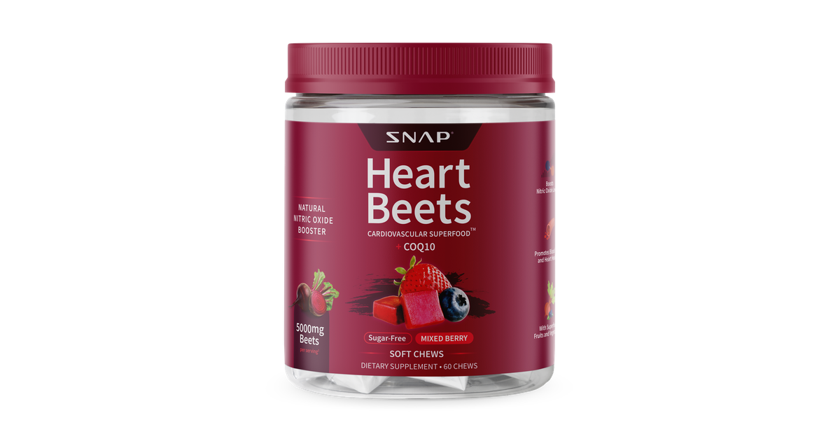 SNAP Supplements Heart Beets Chews, Original Berry - Azure Standard