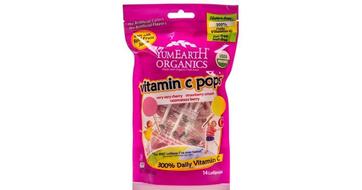 Yum Earth Vitamin C Pops, Organic - Azure Standard