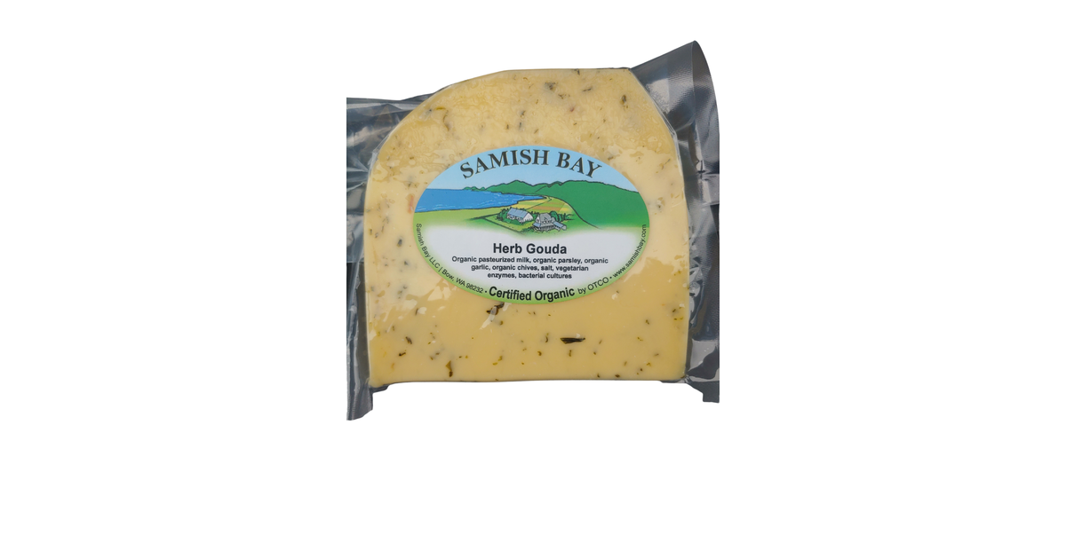 Samish Bay Gouda, Herb, Organic - Azure Standard