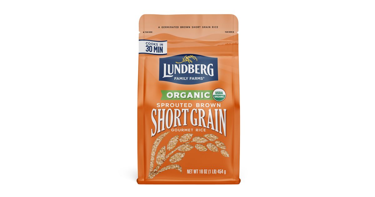 Lundberg Rice, Sprouted, Short Brown, Organic - Azure Standard