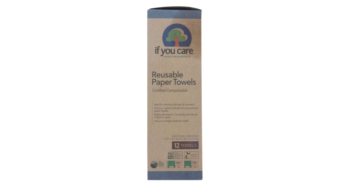If You Care Paper Towels, 100% Natural, Reusable - Azure Standard
