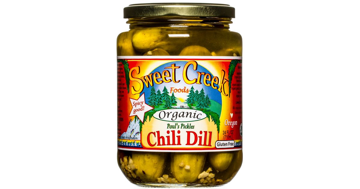 Sweet Creek Foods Paul's Pickles, Chili Dills, Organic - Azure Standard