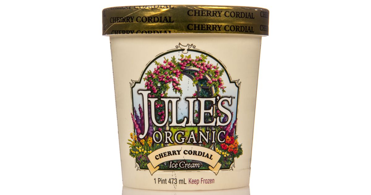 @@Julie's Ice Cream Cherry Cordial Ice Cream, Frozen, Organic - Azure ...