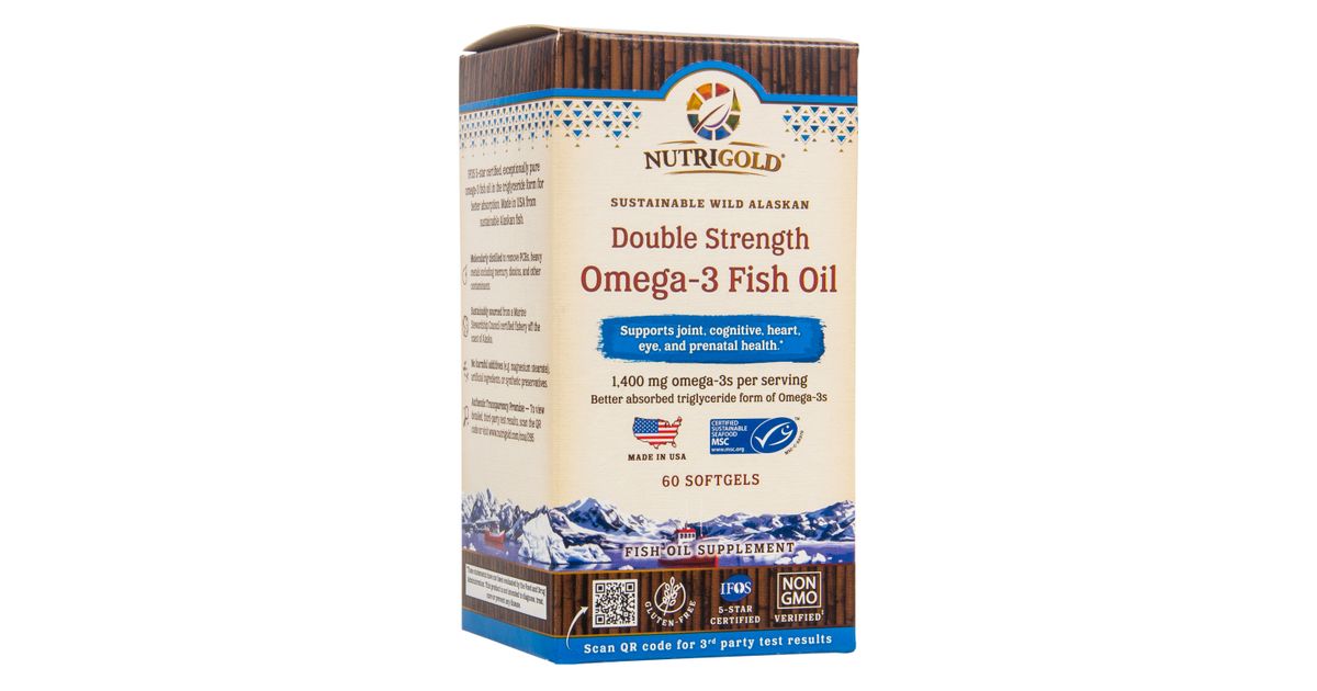@@Nutrigold Fish Oil, Double Strength, Omega-3 - Azure Standard