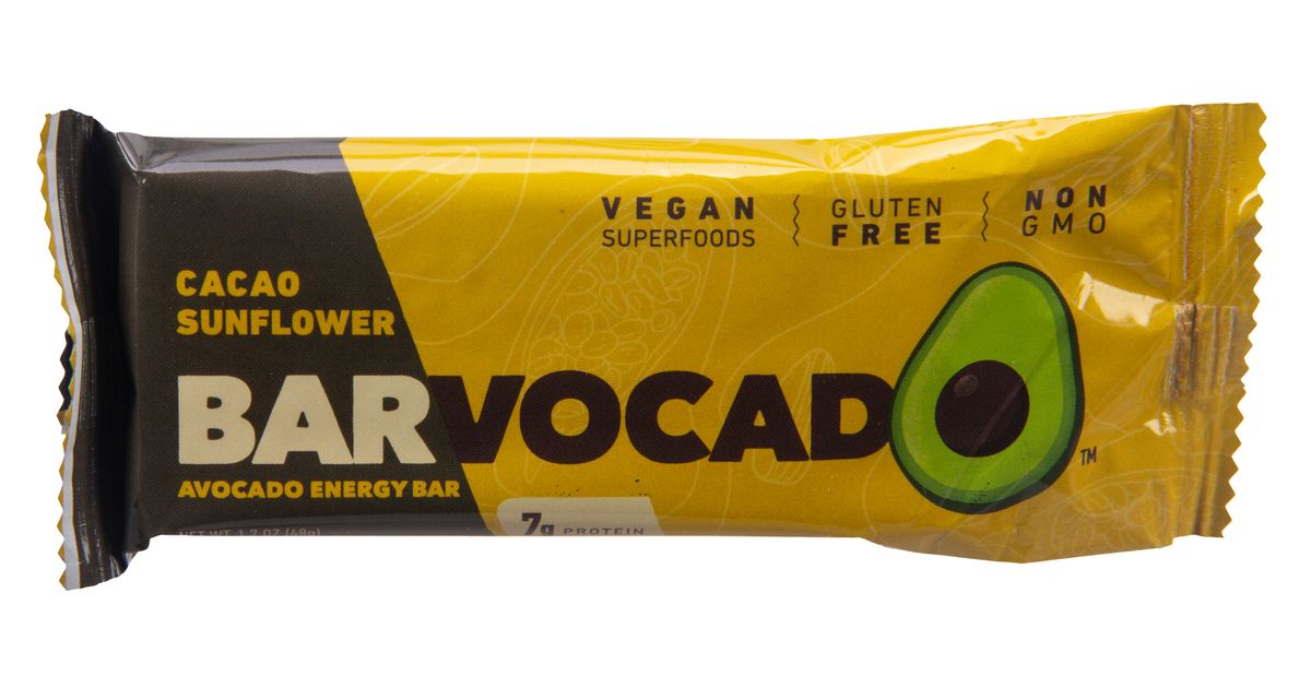 @@Barvocado Avocado Energy Bar, Cacao Sunflower - Azure Standard