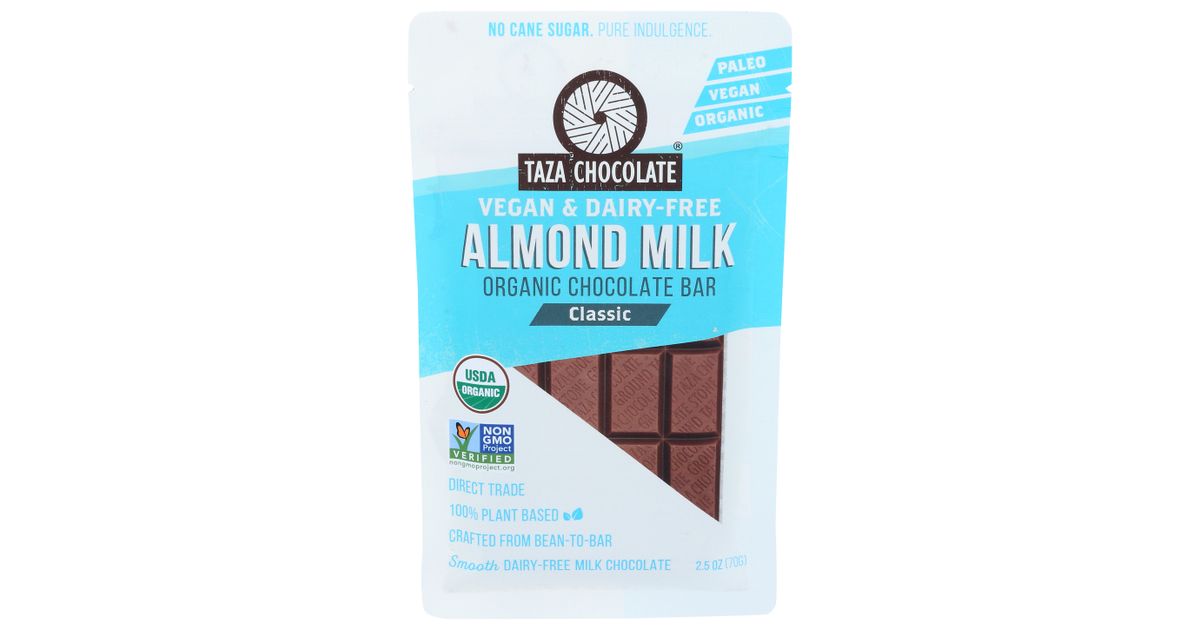 Taza Chocolate Bar, Almond Milk, Classic, Organic - Azure Standard