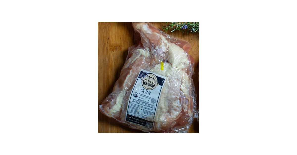 Big Bluff Ranch Chicken Breast, Pasture Raised, Frozen, Random Weight ...
