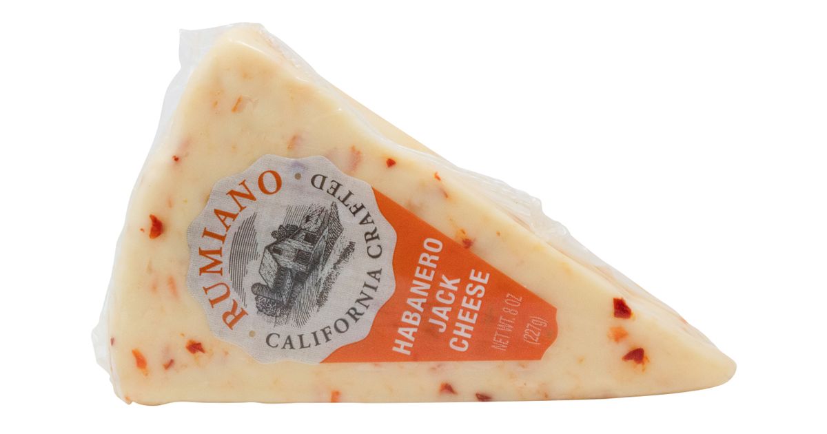 Rumiano Natural Habanero Jack Cheese Wedge - Azure Standard