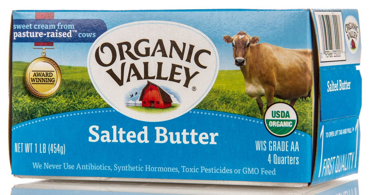 Organic Valley Butter, Lightly Salted, Organic - Azure Standard