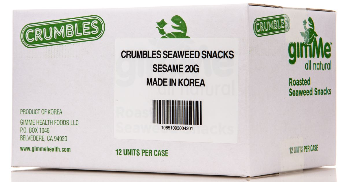 Gimme Roasted Seaweed Crumbles, Sesame - Azure Standard