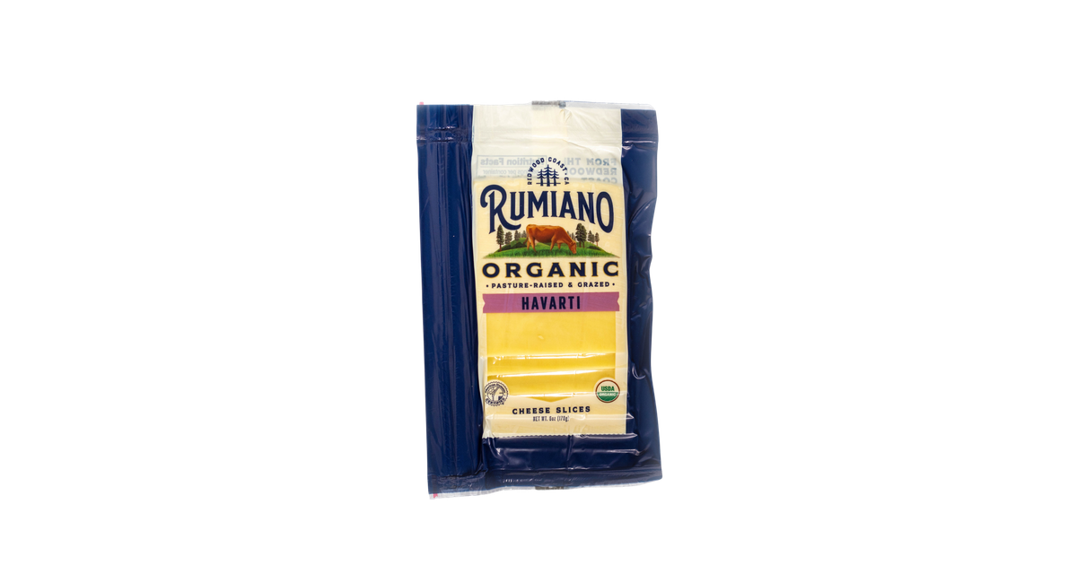 Rumiano Organic Havarti Slices, Organic - Azure Standard