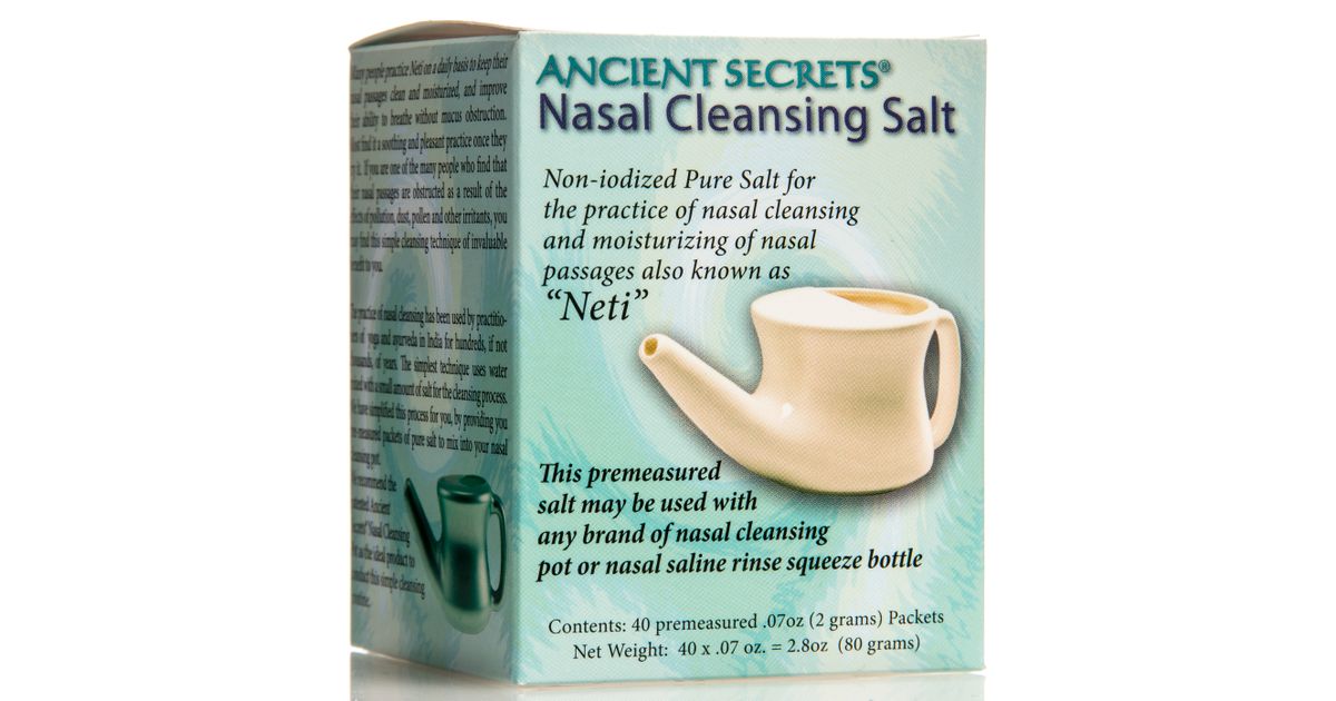 Ancient Secrets Nasal Cleansing Salt - Azure Standard