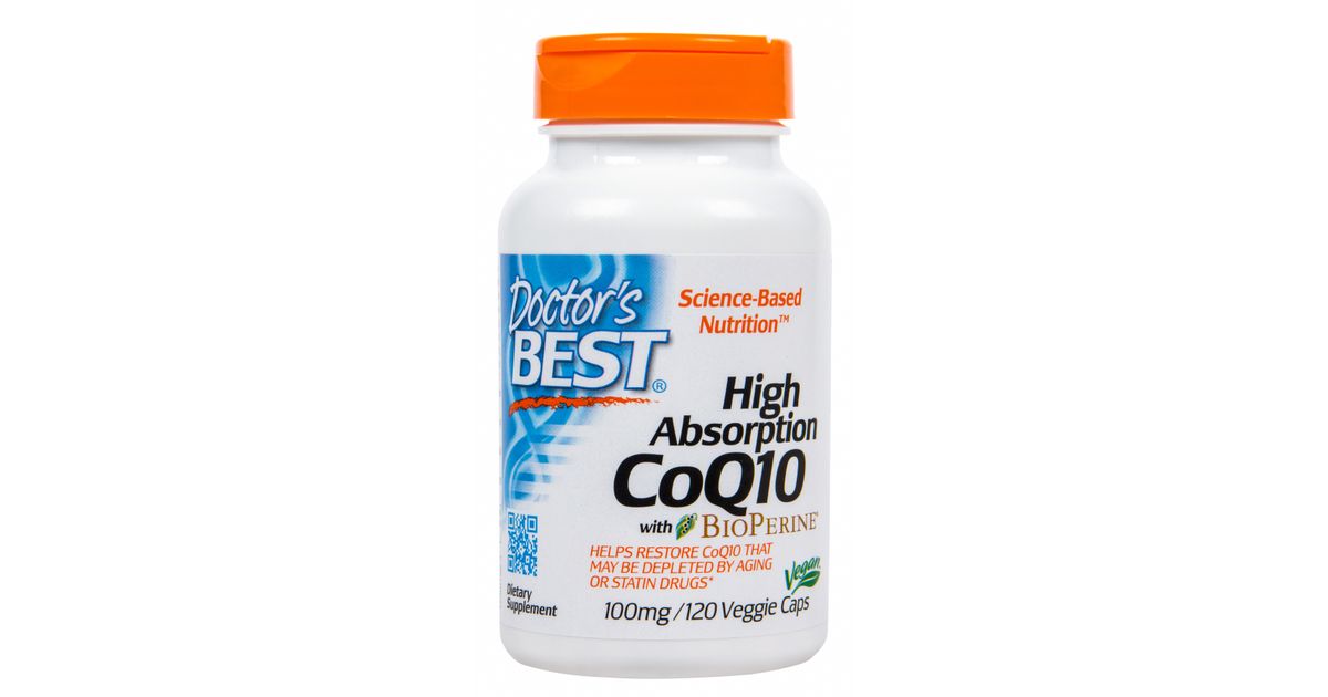 Doctor's Best High Absorption COQ10 with Bioperine 100mg - Azure Standard