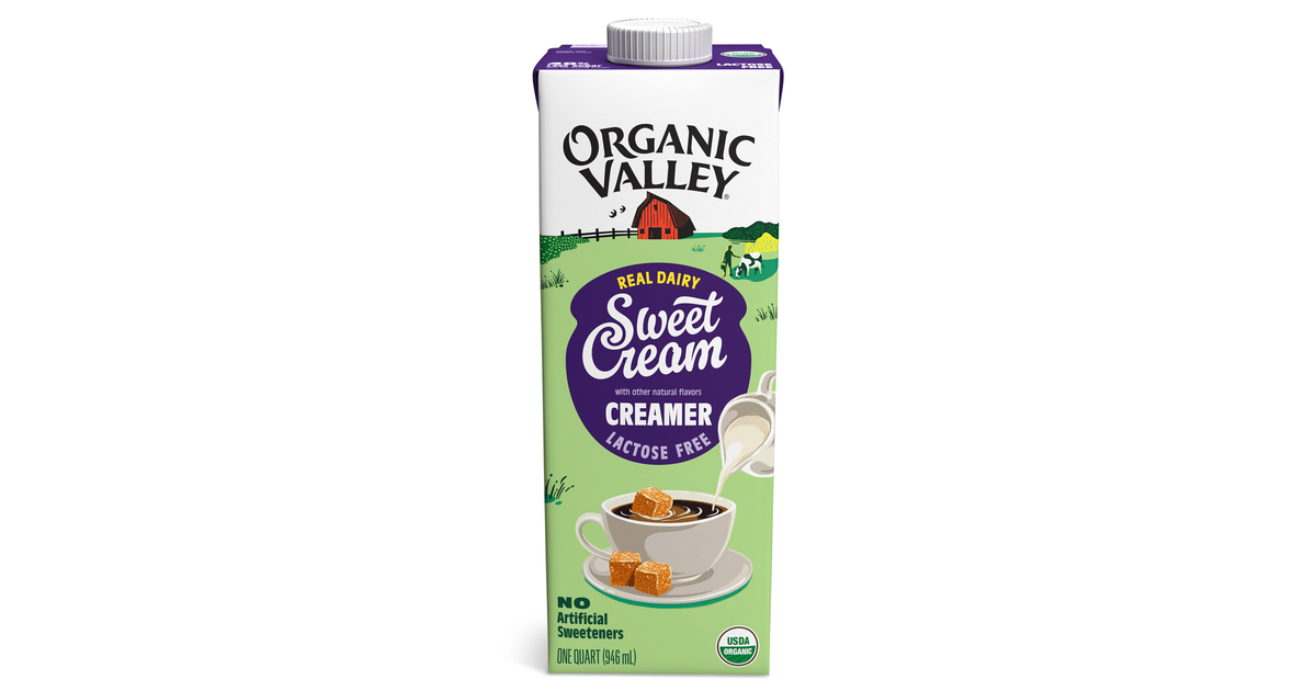 Organic Valley Creamer, Sweet Cream, Organic - Azure Standard
