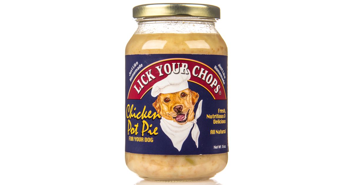 @@Lick Your Chops Dog Food, in Jar, Chicken Pot Pie - Azure Standard