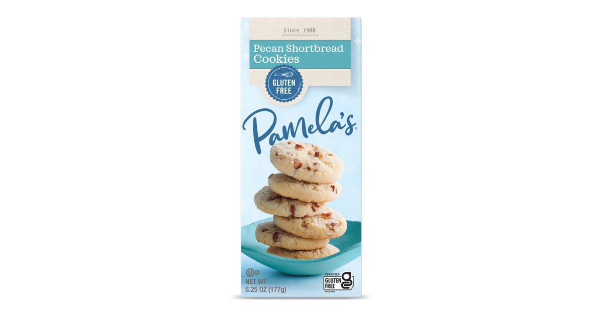 Pamela's Pecan Shortbread Cookies, Gluten Free - Azure Standard