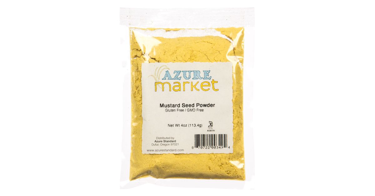 Azure Market Mustard Seed Powder, Yellow - Azure Standard