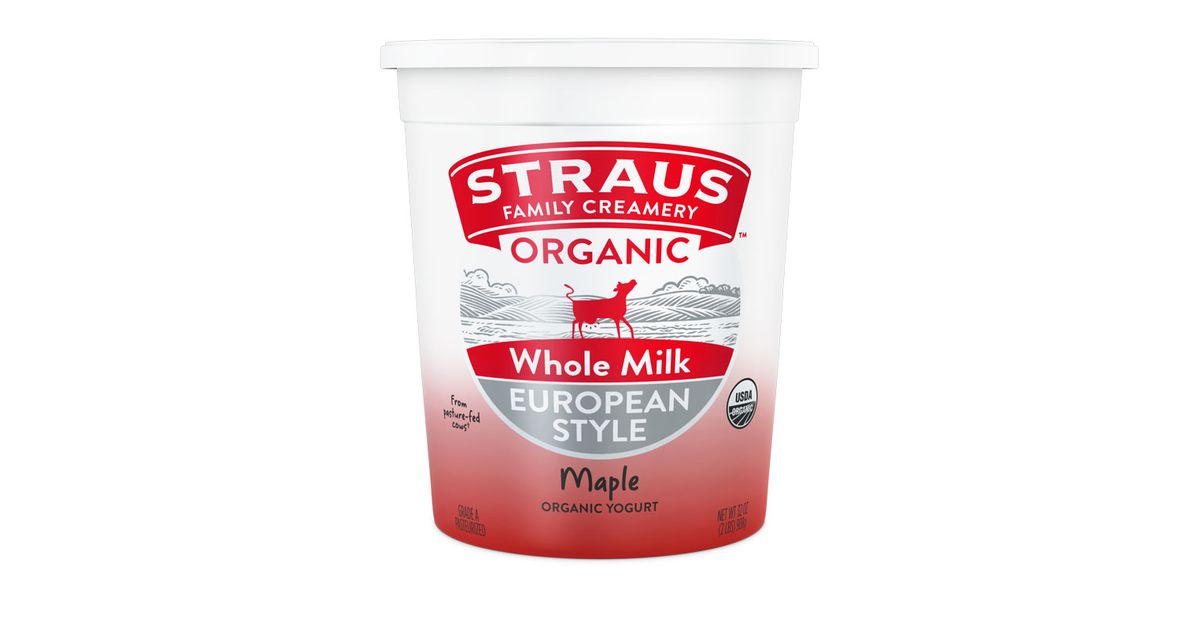 Straus Family Creamery Yogurt, Maple, Whole Milk, Organic - Azure Standard