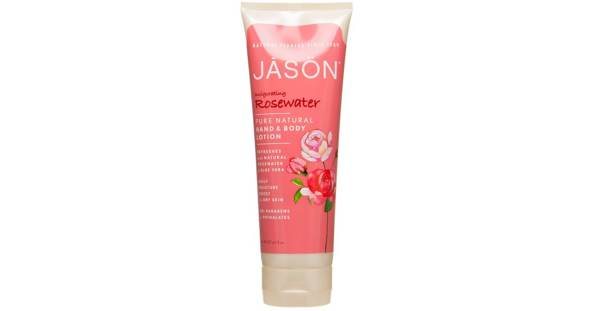 @@Jason Invigorating Rosewater Hand & Body Lotion - Azure Standard
