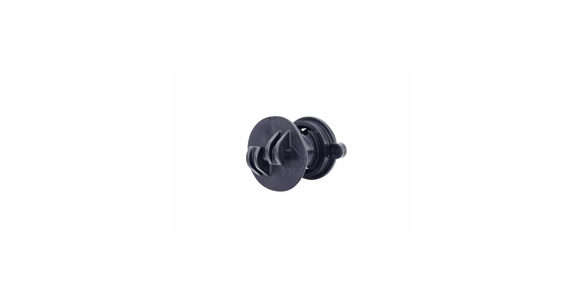 Gallagher Rod Post Screw-On Claw Insulator, Black - Azure Standard