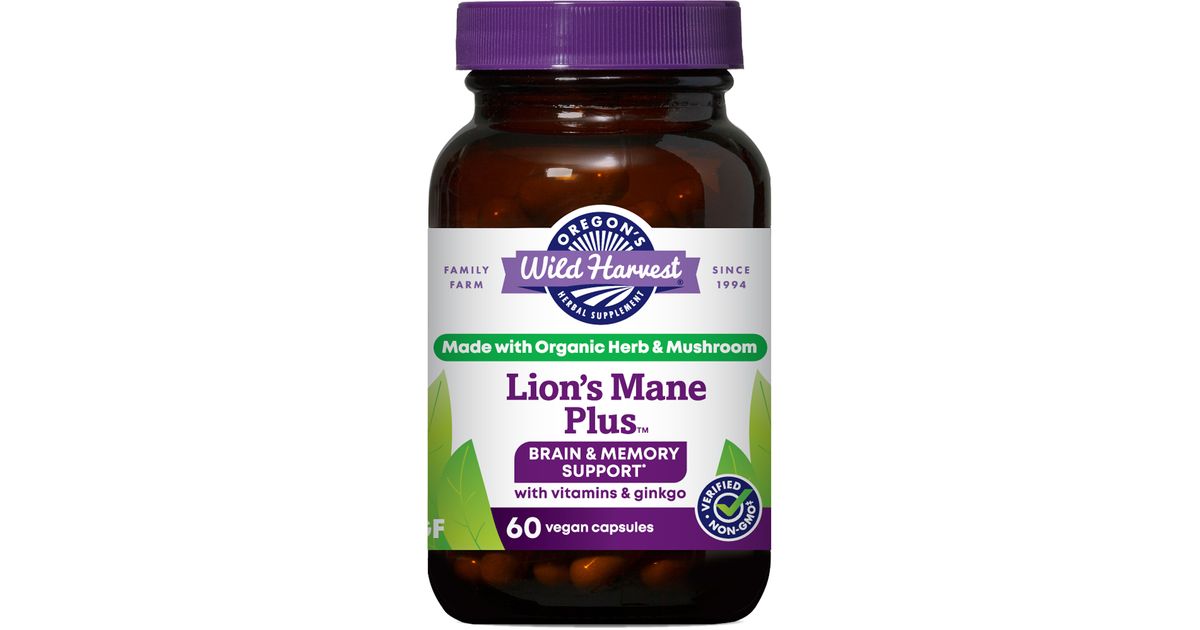 Oregon's Wild Harvest Lion's Mane Plus, Organic - Azure Standard