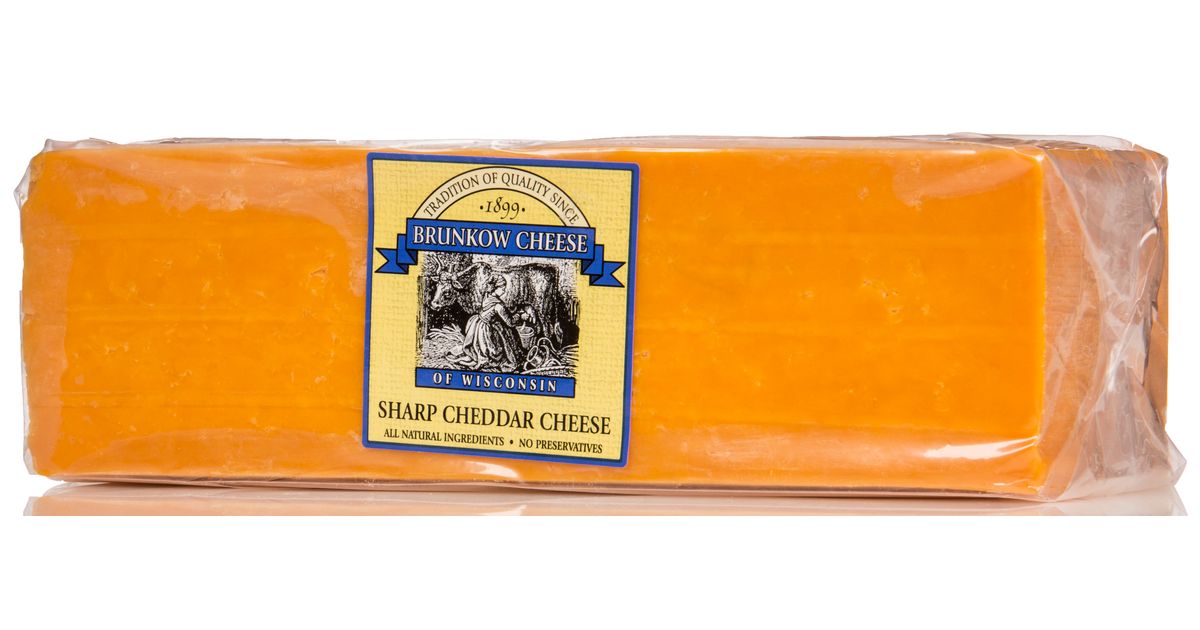 @@Brunkow Cheese Sharp Cheddar Cheese (colored with annatto) - Azure ...