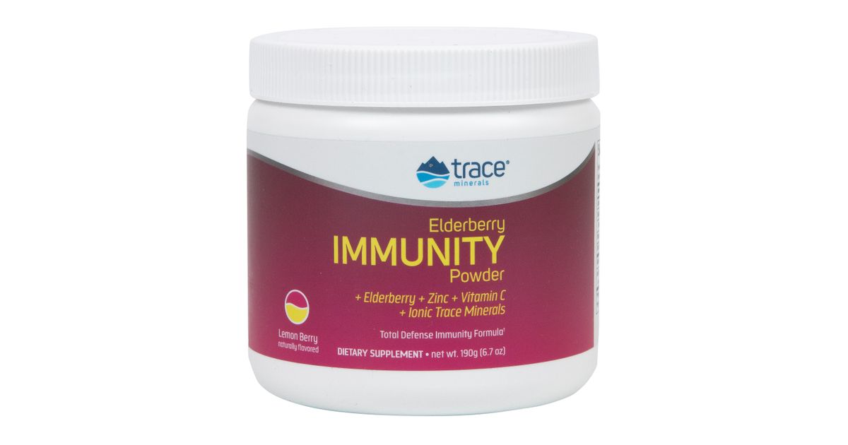 Trace Minerals Elderberry Immunity Powder - Azure Standard