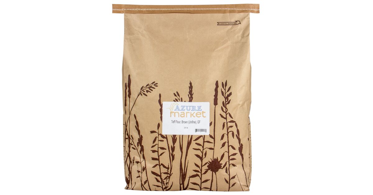 Azure Market Teff Flour, Brown (Unifine), GF - **Build a pallet ...