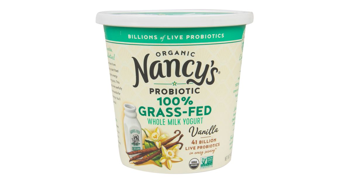 Nancy's Yogurt, Vanilla, Grass-Fed, Organic - Azure Standard