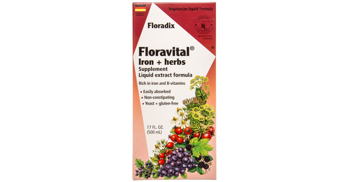 Flora Floravital Iron, Liquid - Azure Standard