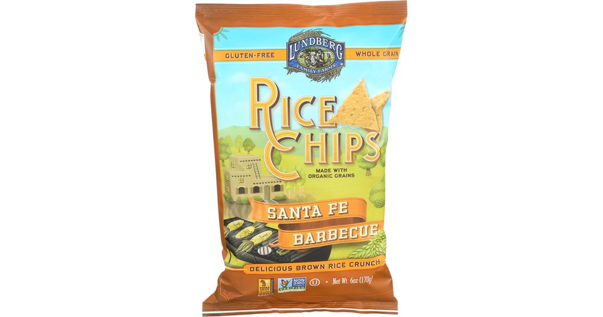 Lundberg Rice Chips, Santa Fe Barbeque, Gluten Free - Azure Standard