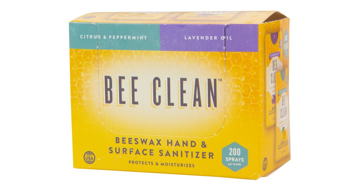 Bee Clean Beeswax Hand Sanitizer, Variety Pack, 2 Scents - Azure Standard