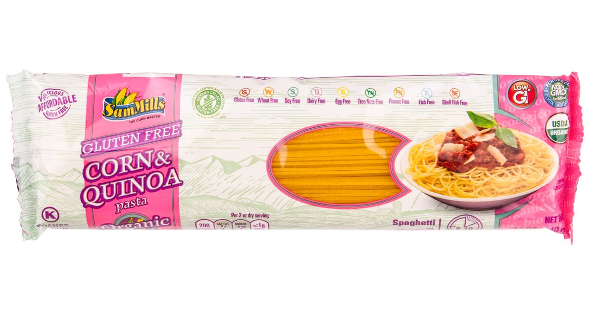 Sam Mills Spaghetti, Corn Quinoa, GF, Organic - Azure Standard