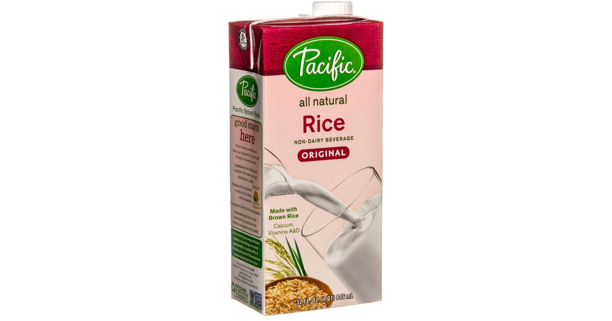 Pacific Foods Rice Milk, Original, Low Fat, Non-Dairy - Azure Standard