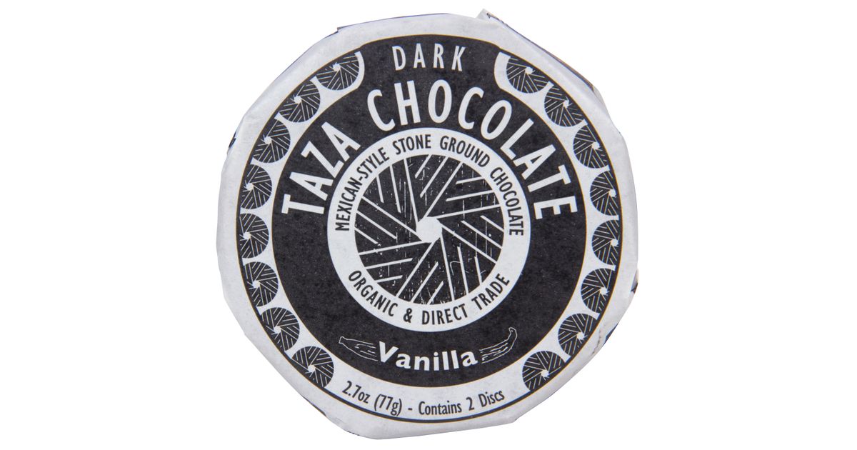 Taza Chocolate Bar, Dark Mexicano 50%, Vanilla, Organic - Azure Standard