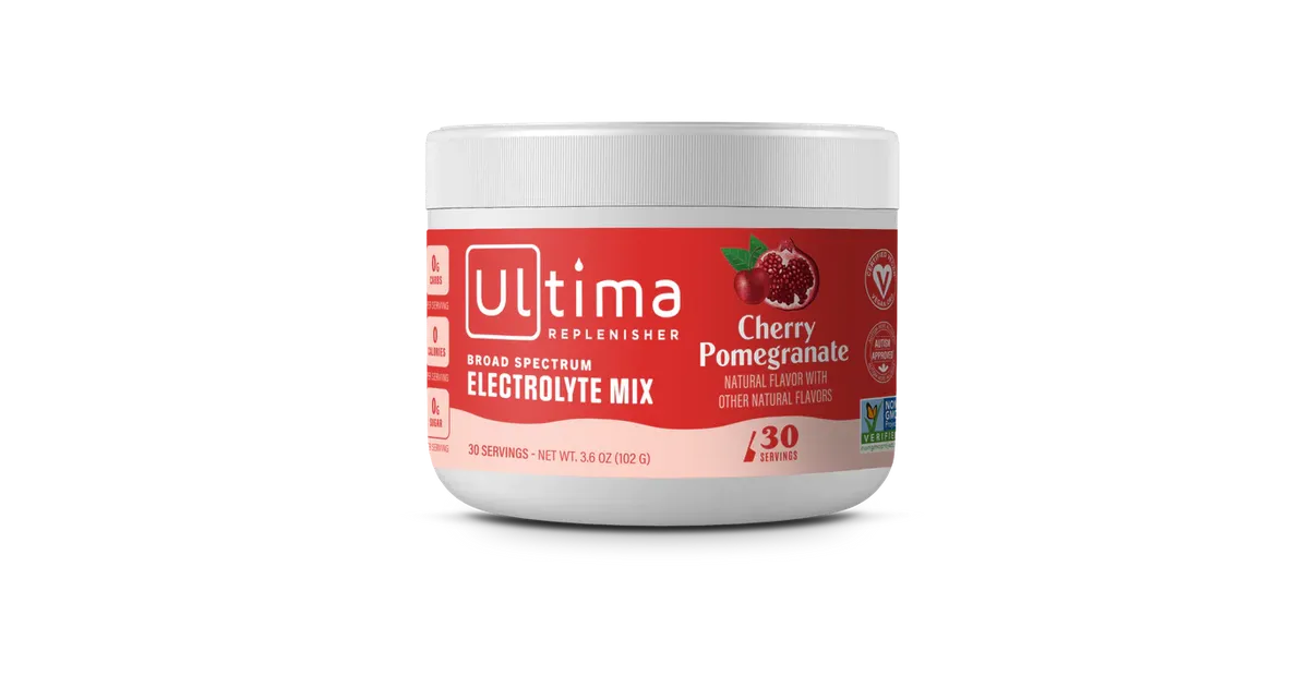 Ultima Replenisher Electrolyte Hydration Powder, Cherry Pomegranate ...