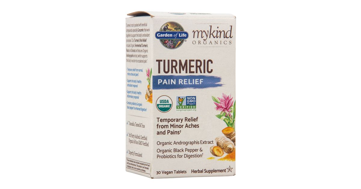 Garden of Life Mykind Turmeric Pain Relief, Organic - Azure Standard