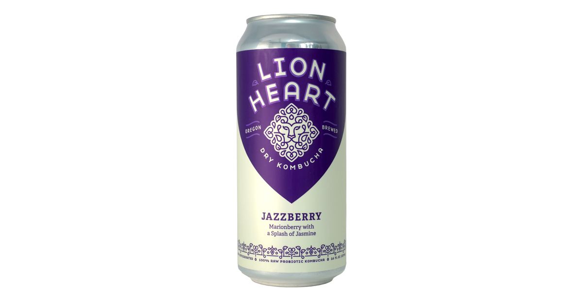 Lion Heart Kombucha, Jazzberry, Raw - Azure Standard