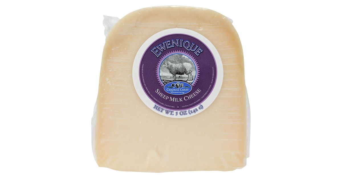 Central Coast Creamery Ewenique, Gouda-Style, Wedge - Azure Standard