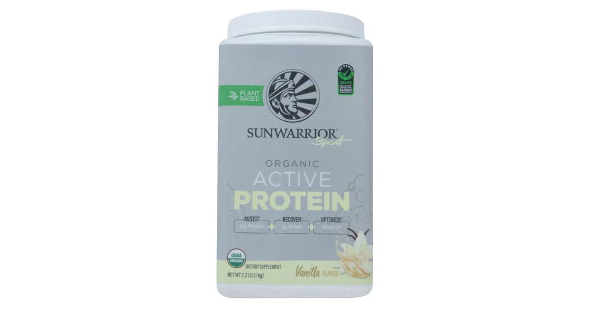Sunwarrior Active Protein Vanilla, Organic - Azure Standard